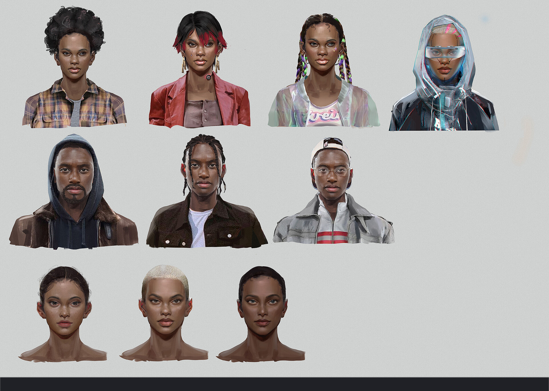 ArtStation - NPC头像