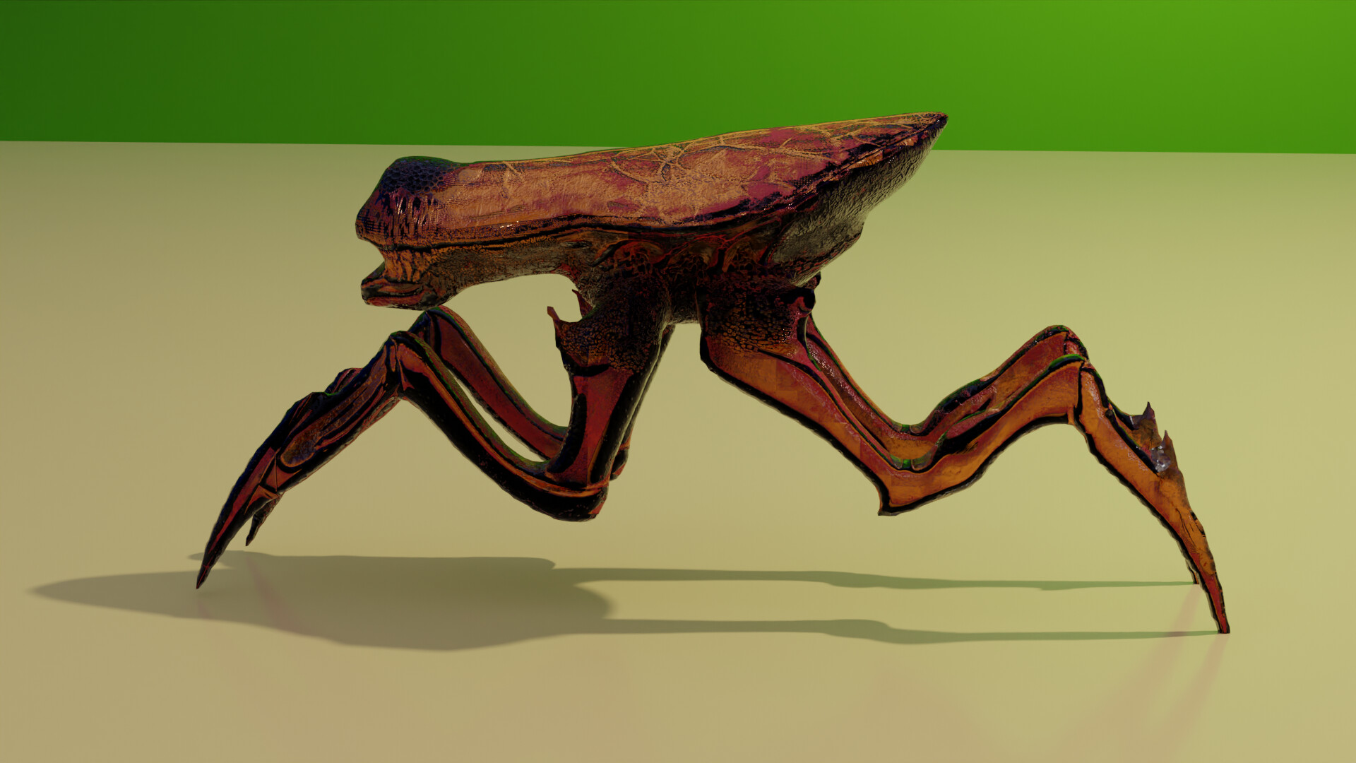 ArtStation - My Little Alien Buggy (Baked&Painted For Unity)