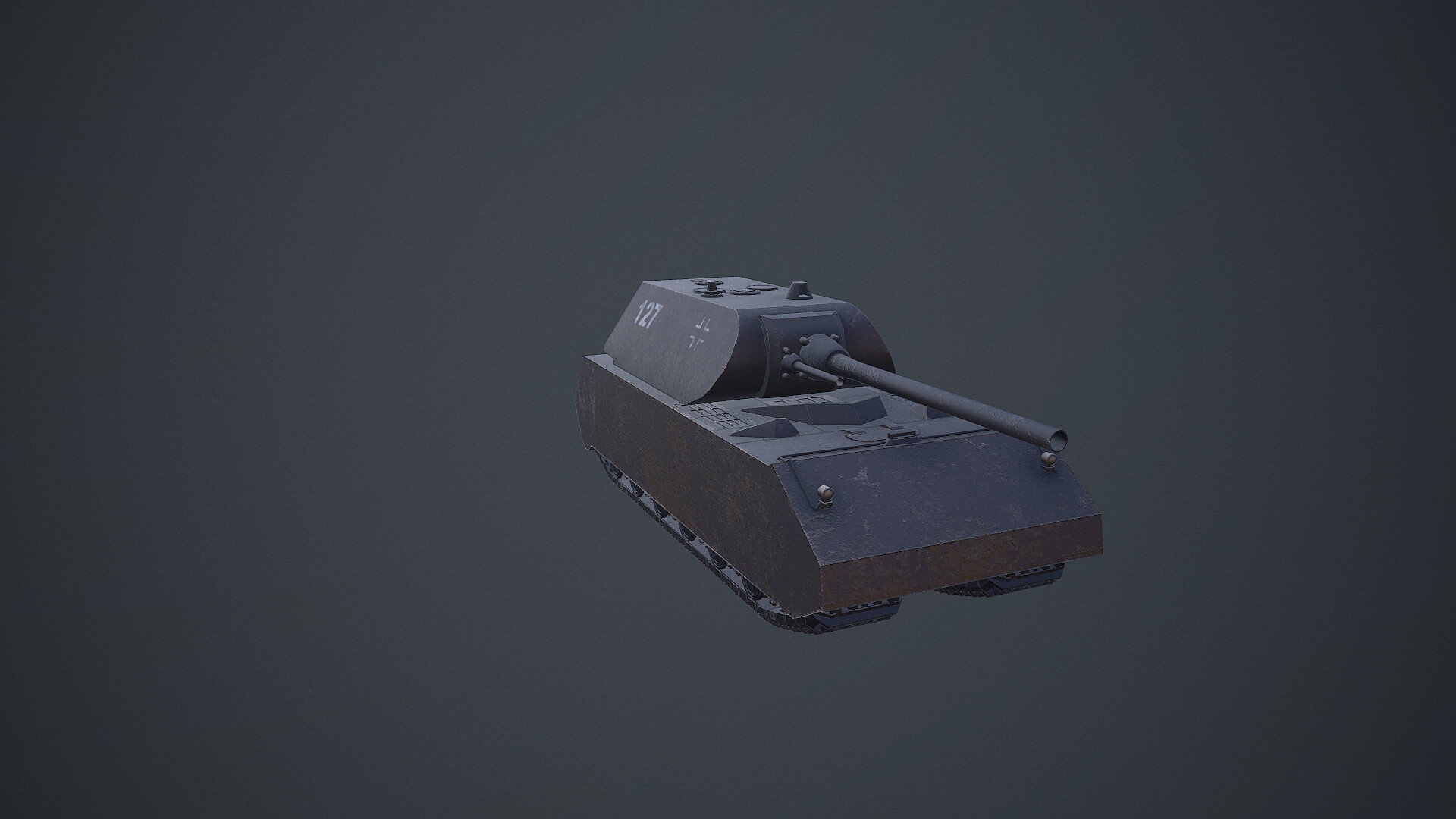 ArtStation - Maus Tank - Uni 3D Project