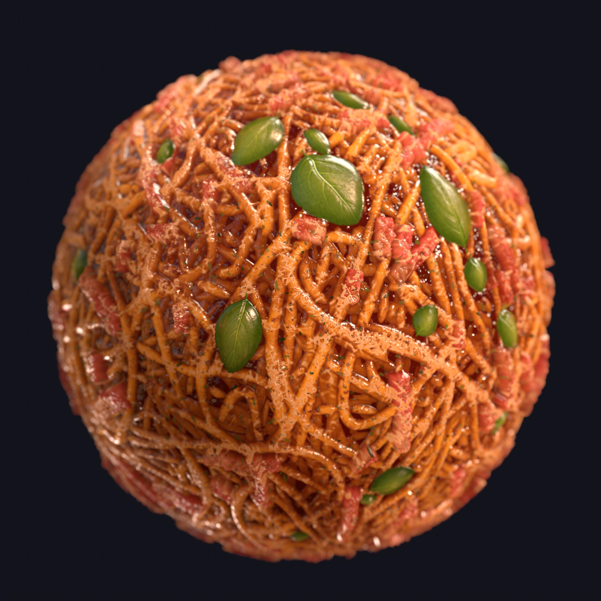 ArtStation - Spaghetti, Bacon and Basil