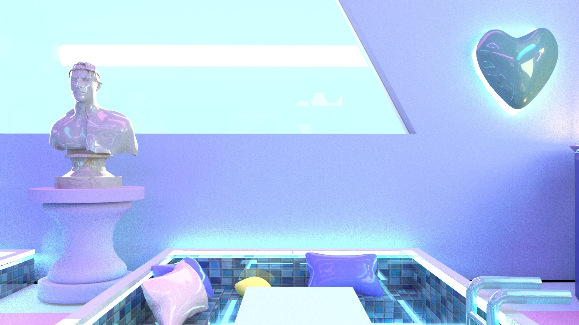 ArtStation - Starcourt Café 3D Interior Project