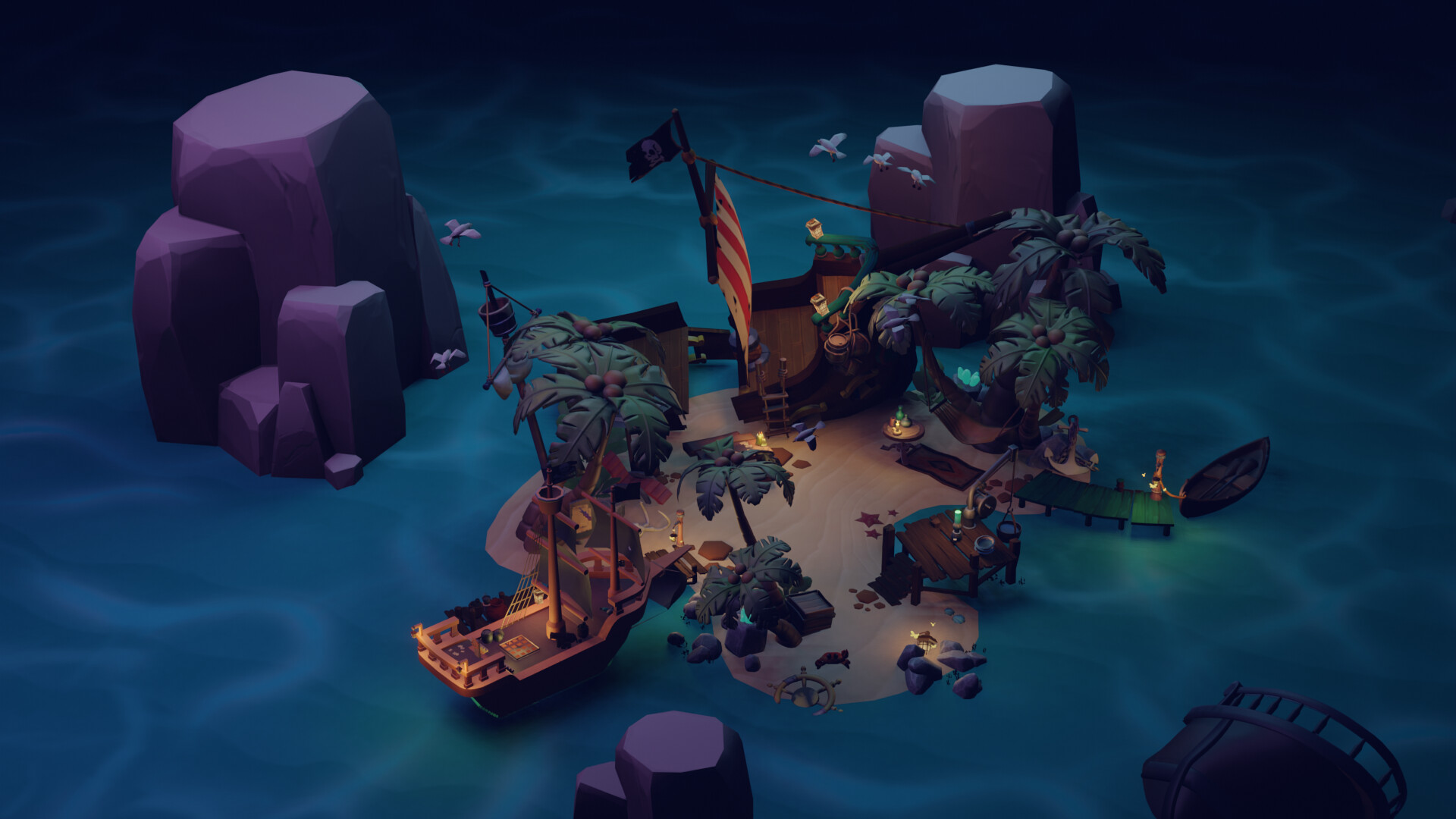 ArtStation - Pirate island game location