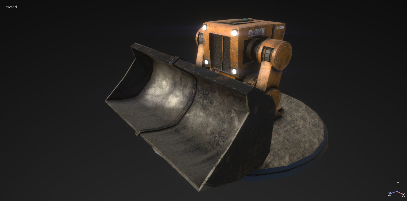 ArtStation - Mining Droid