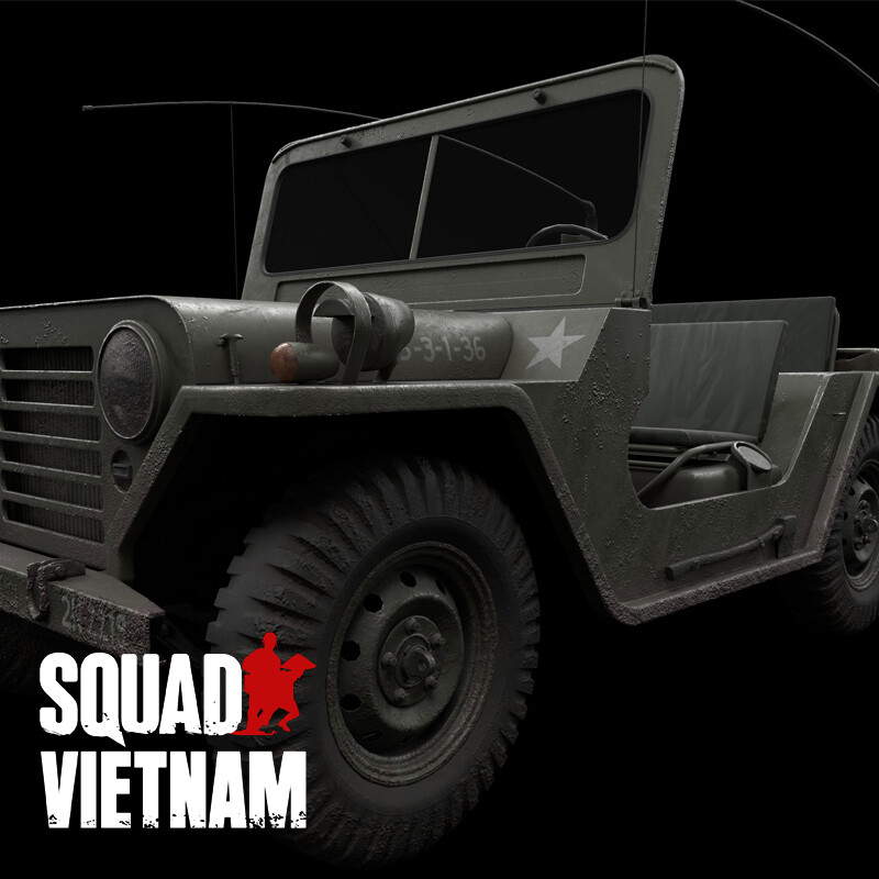 ArtStation - M151 MUTT Game-ready