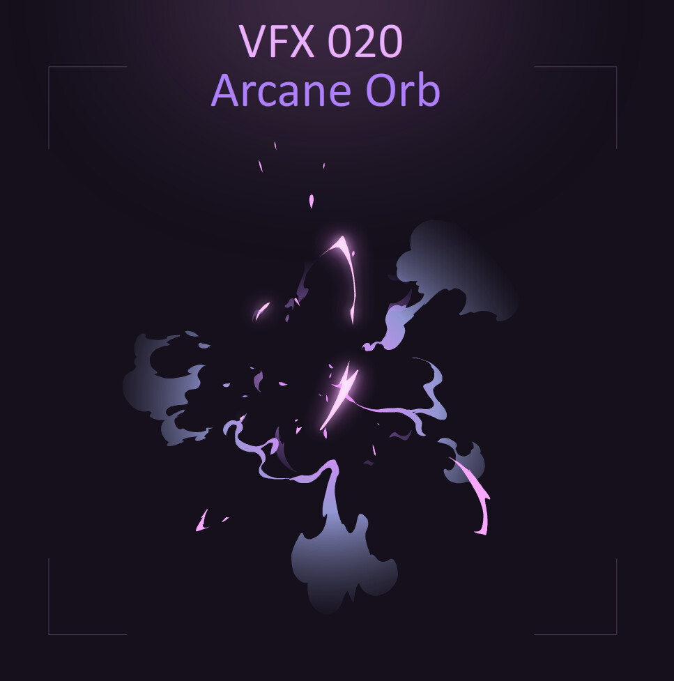 ArtStation - Arcane Orb 2D VFX Animation