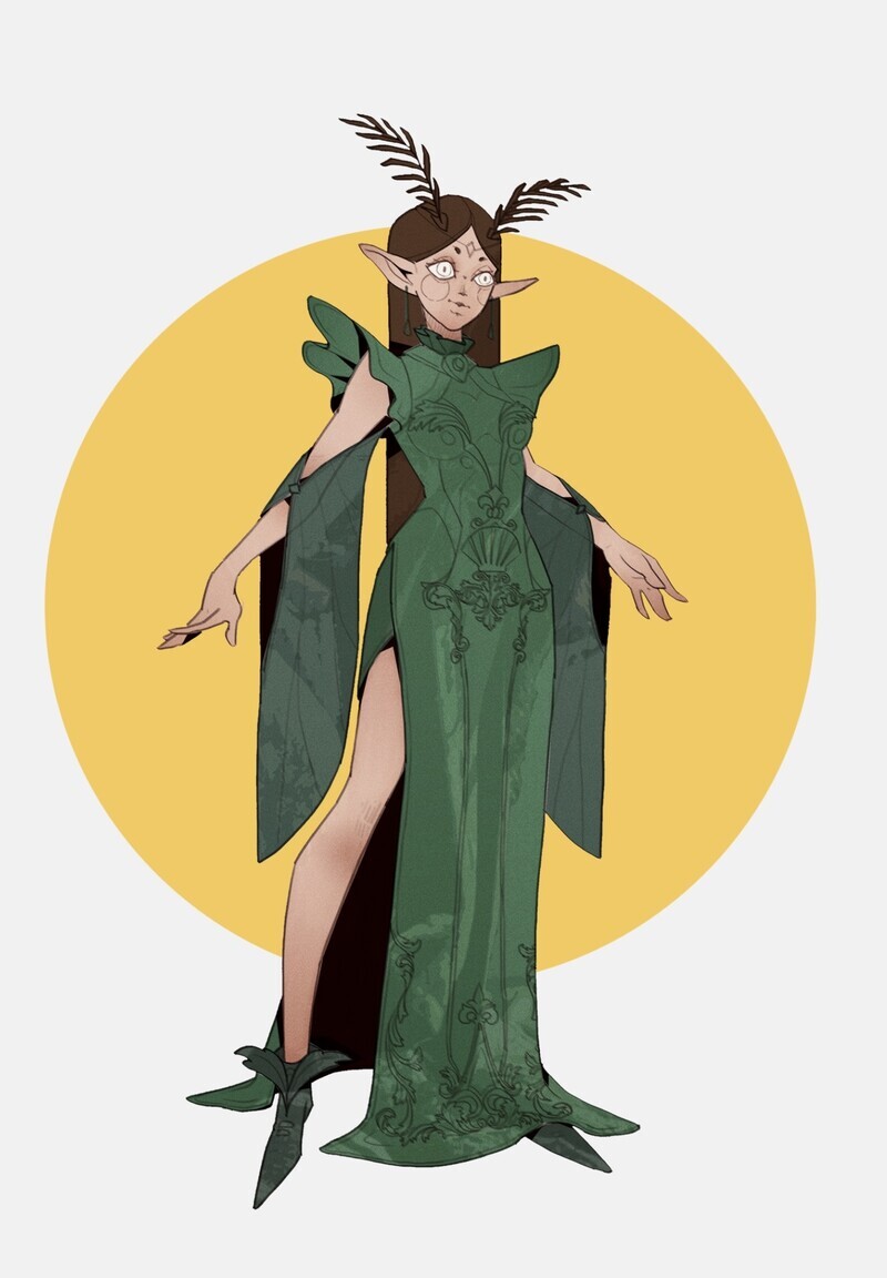 ArtStation - Moth fairy