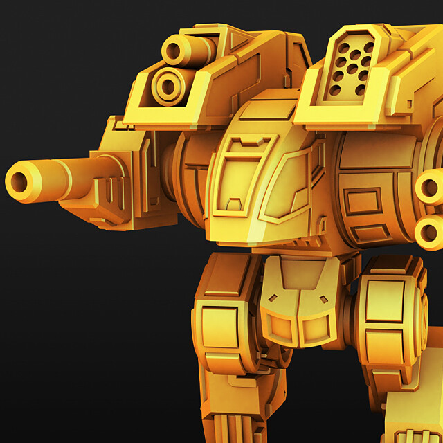 ArtStation - Devil Hunter Mech