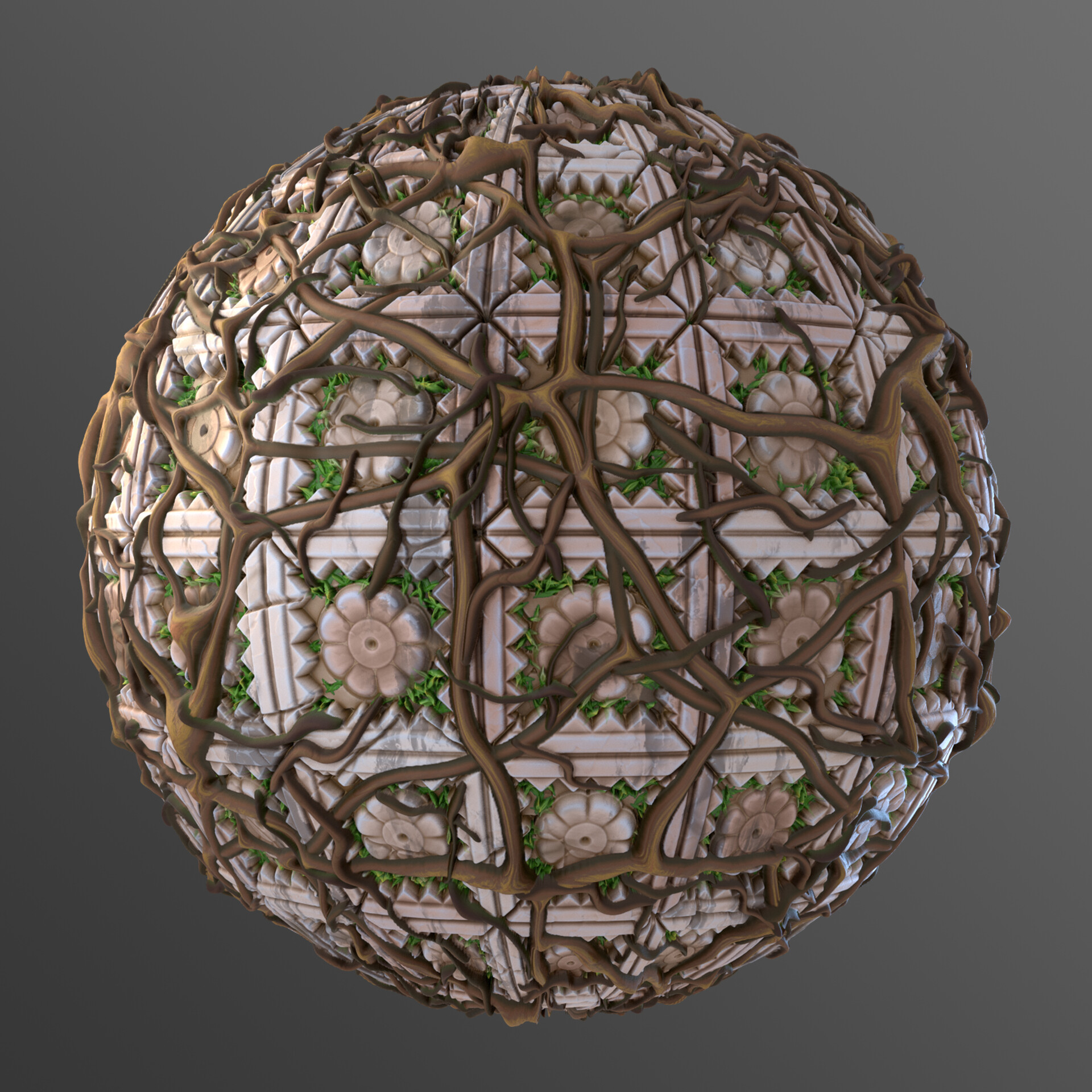 ArtStation - Mayan wall pattern