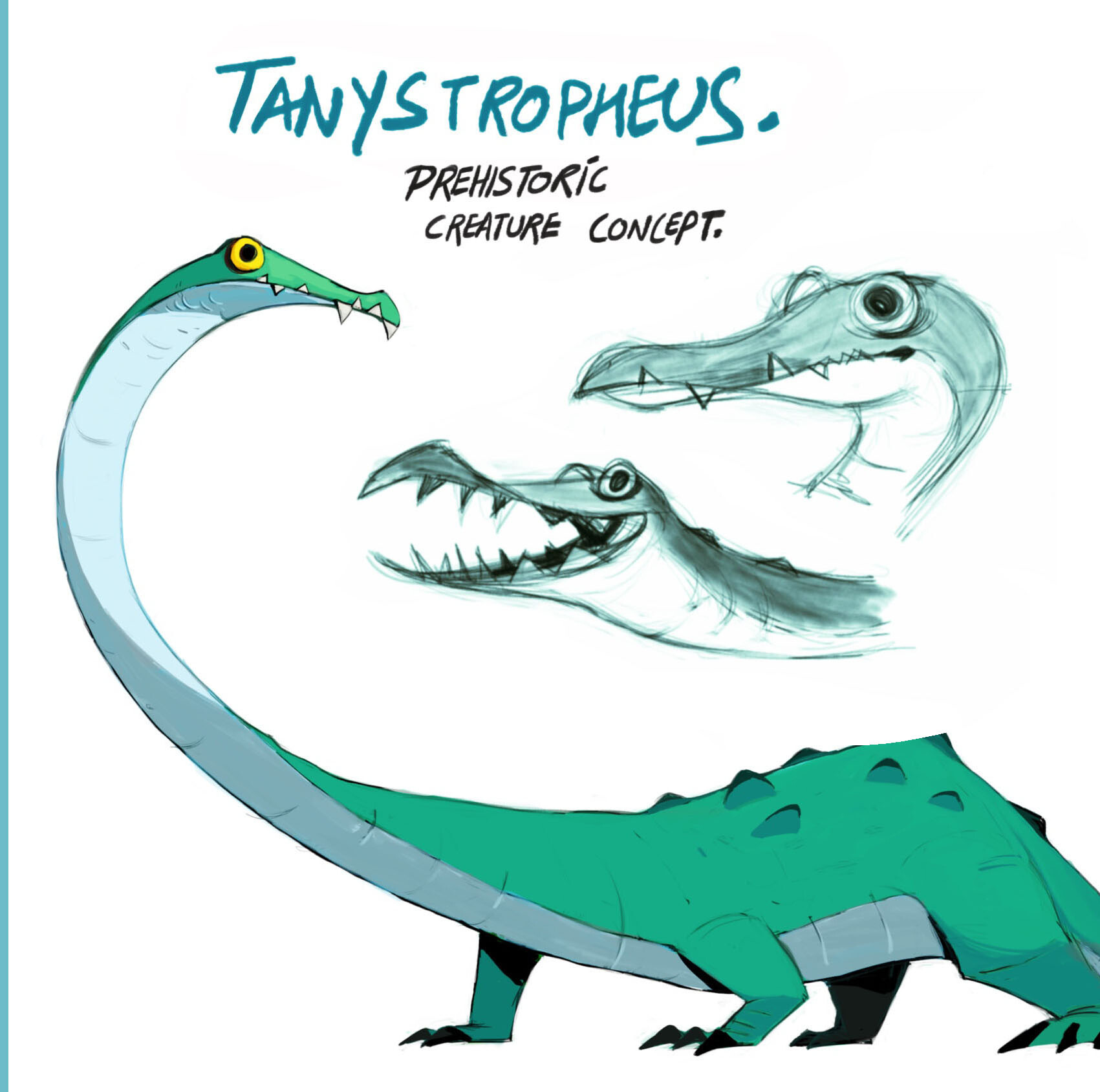 ArtStation - Tanystropheus