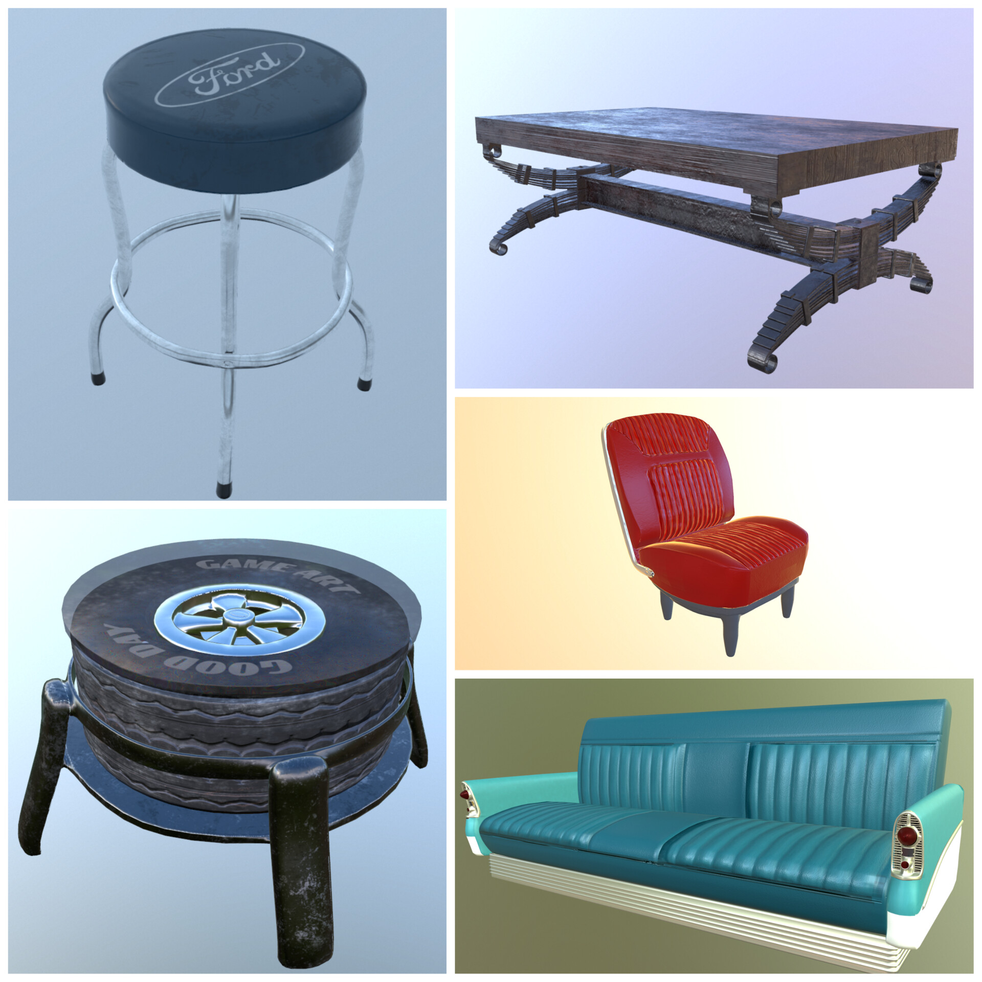 ArtStation - Custom Automotive Furniture