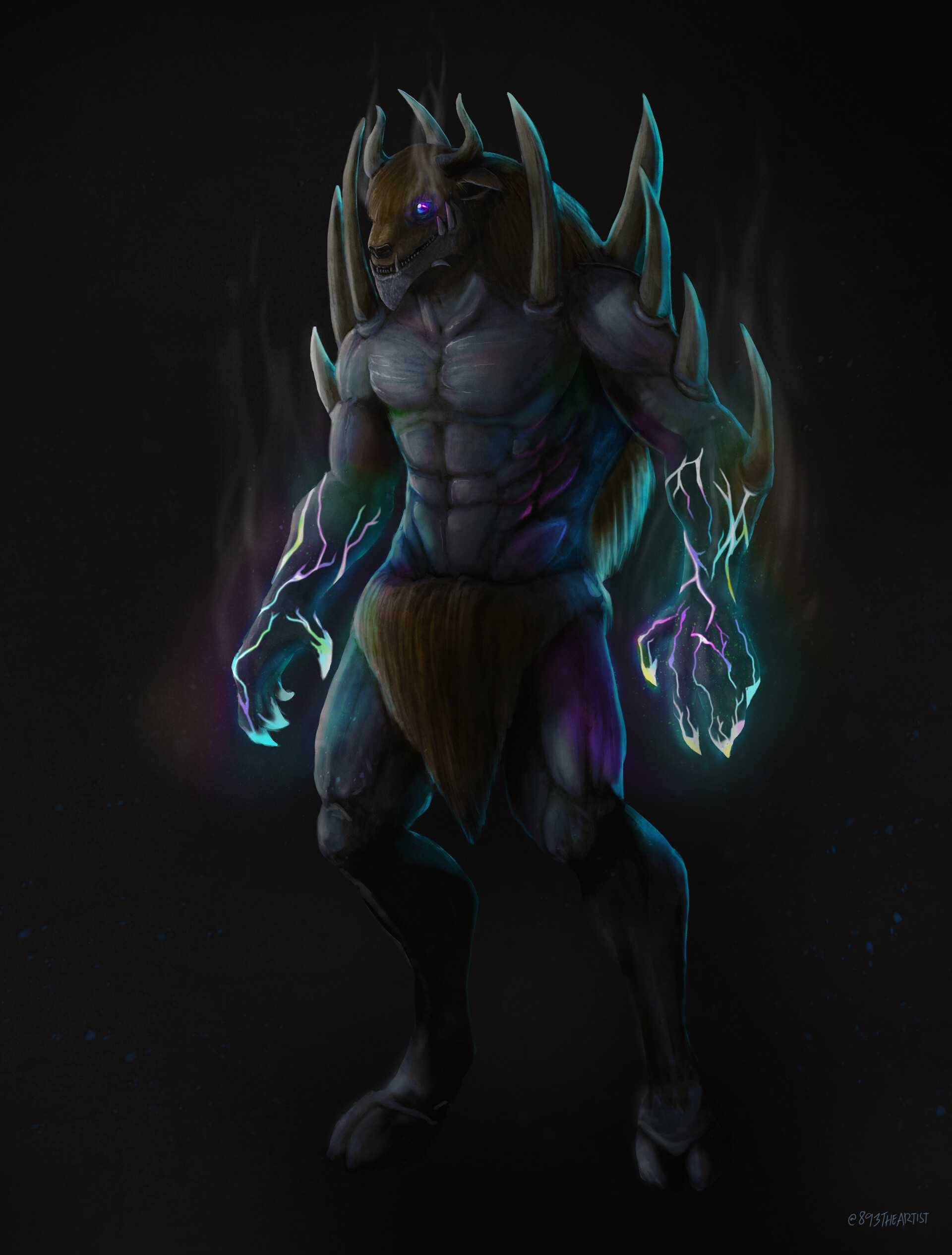 ArtStation - Minotaur Dragon Concept