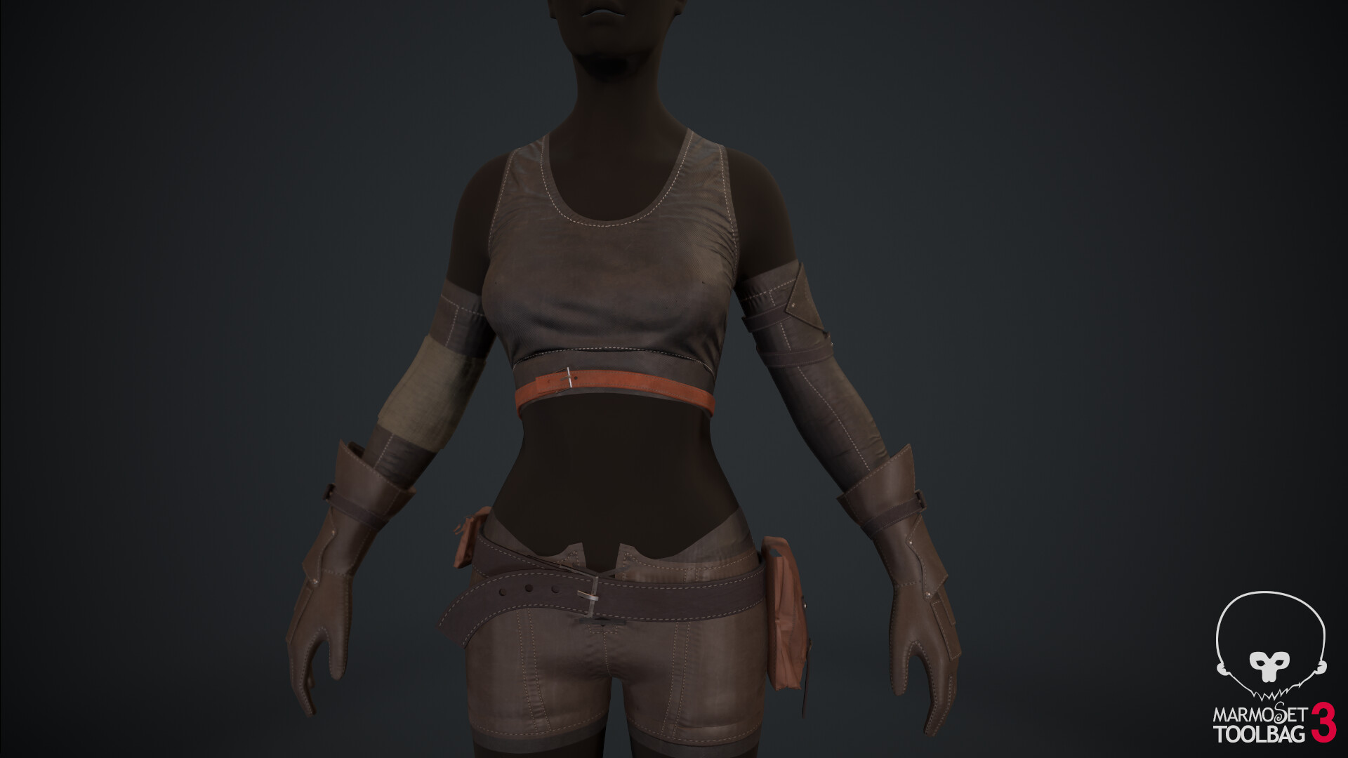 ArtStation - Set of clothes with elements of protection