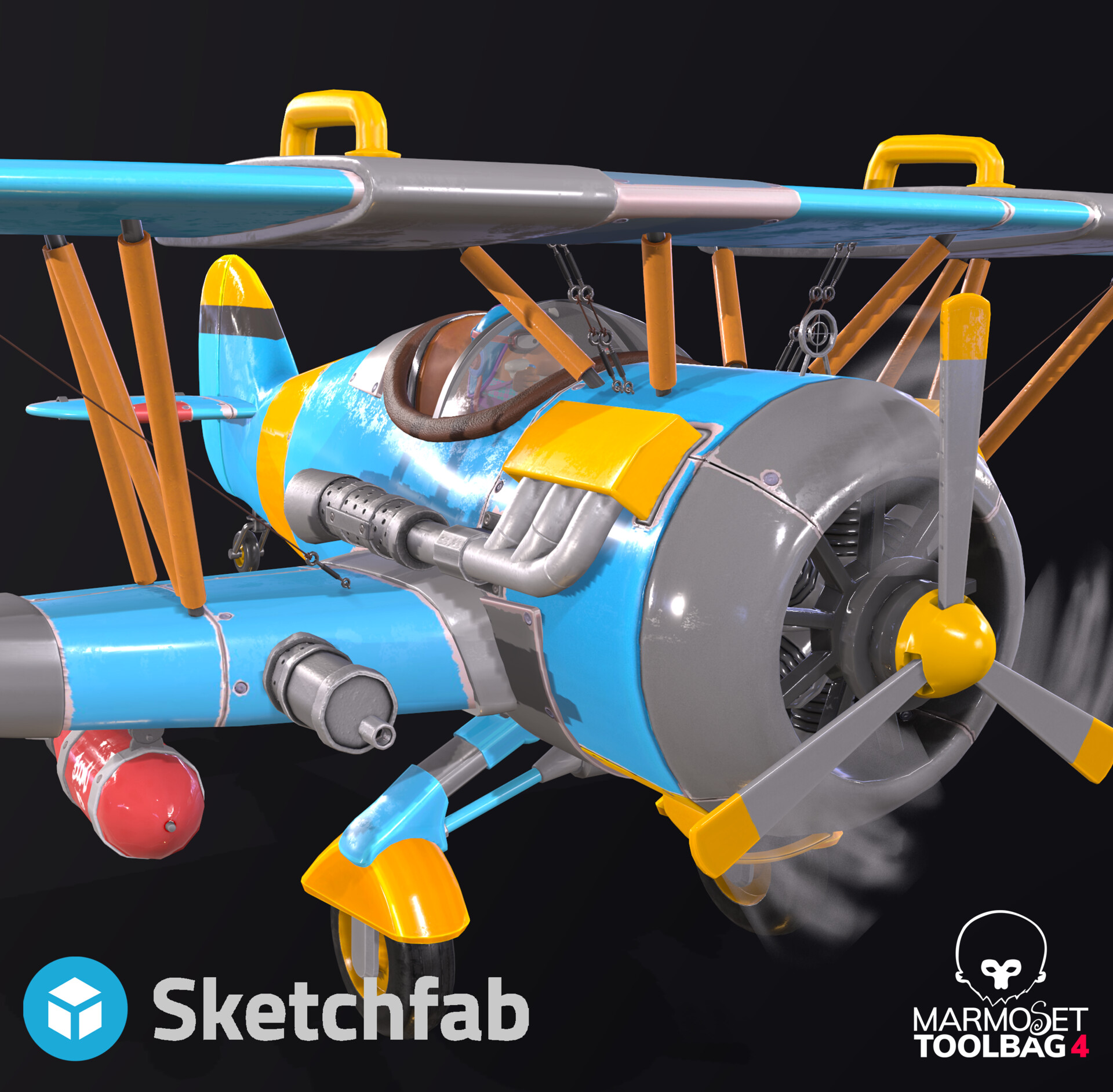 ArtStation - Stylized Plane
