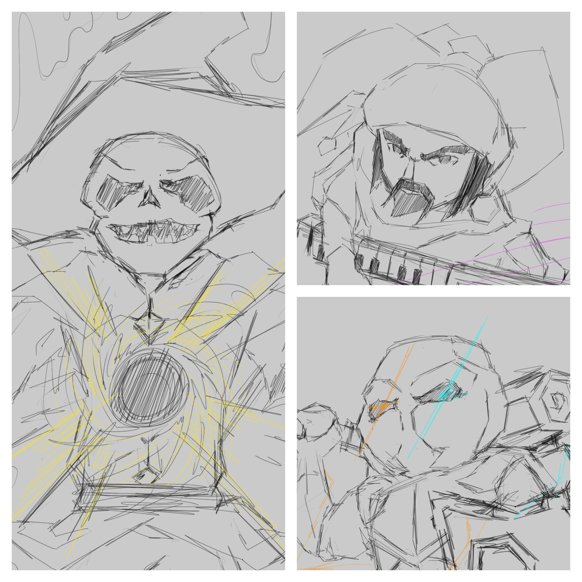 Khalil - For The King character sketches