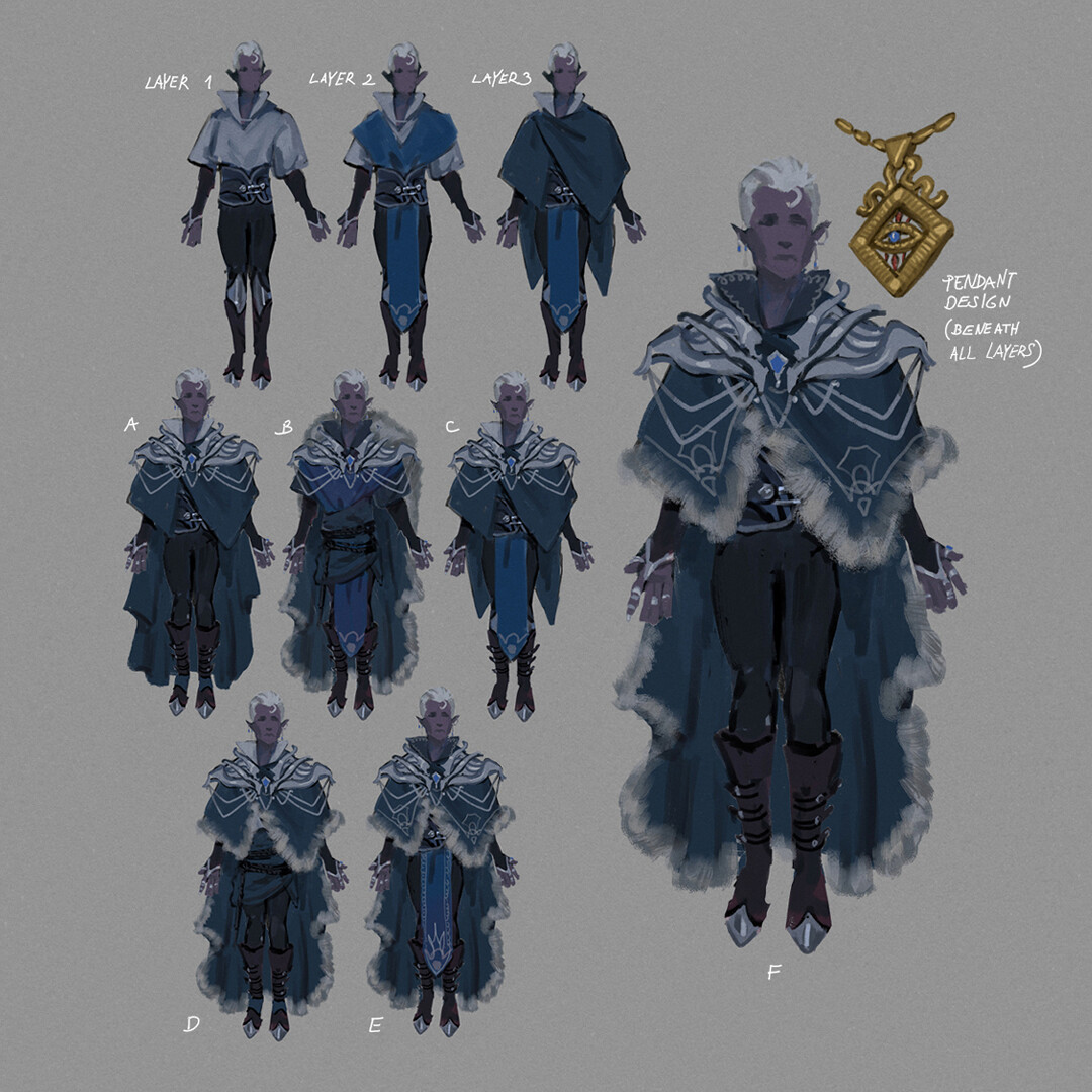 ArtStation - Drow Wizard