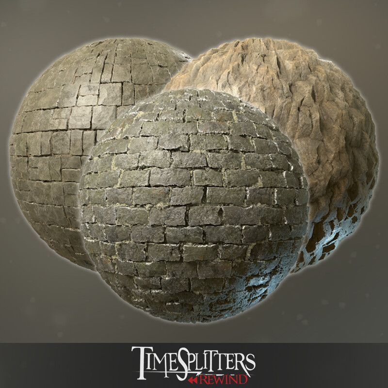 ArtStation - TimeSplitters Rewind Castle Materials
