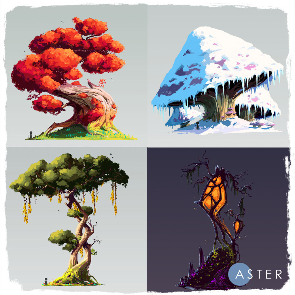 ArtStation - Aster - Tree exploration