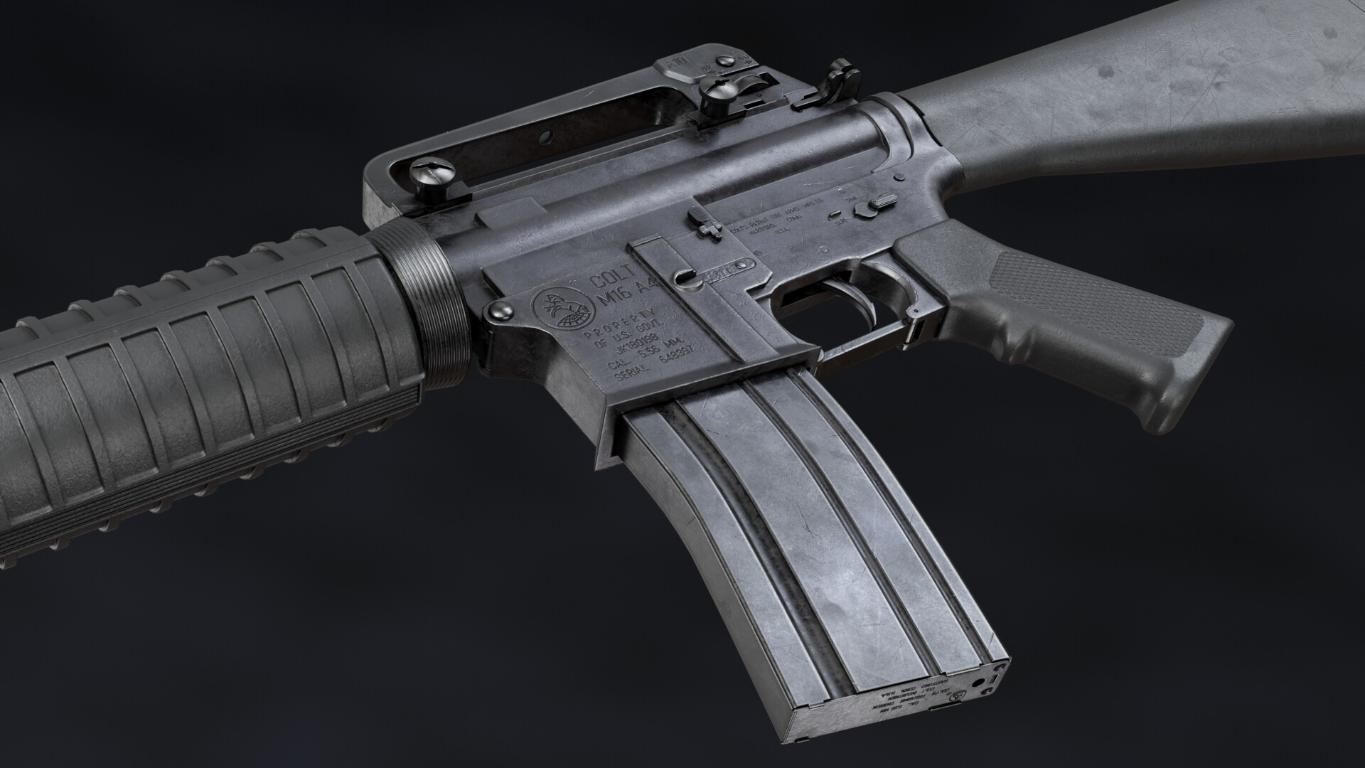ArtStation - M16 Rifle