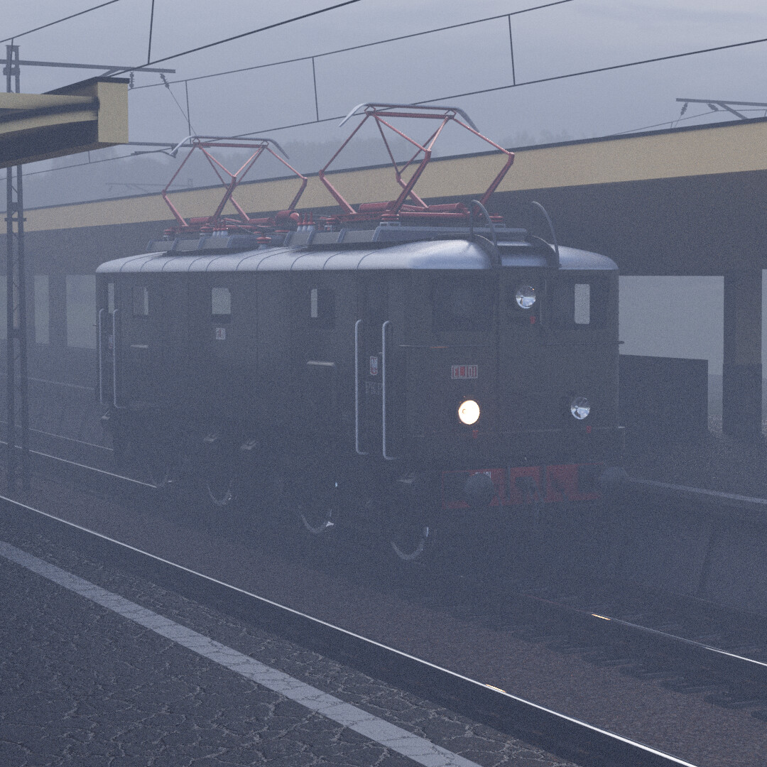 ArtStation - Electric loco EL.100 (EP01)