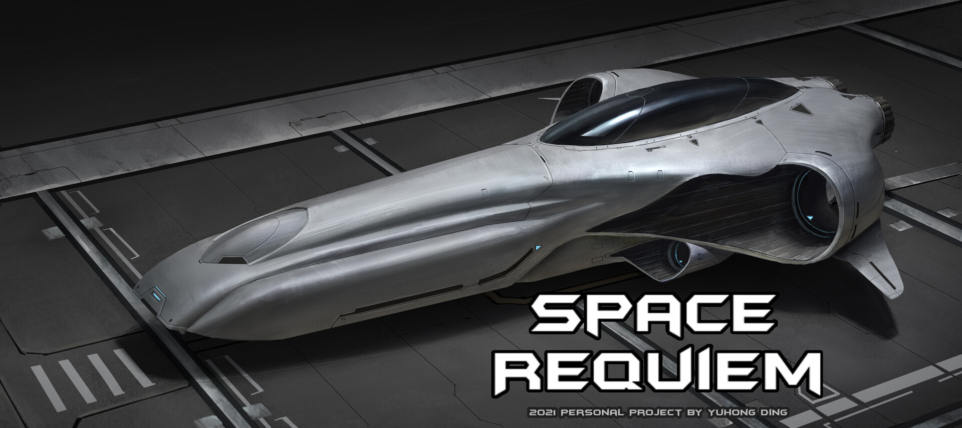 ArtStation - Space Requiem Spaceship