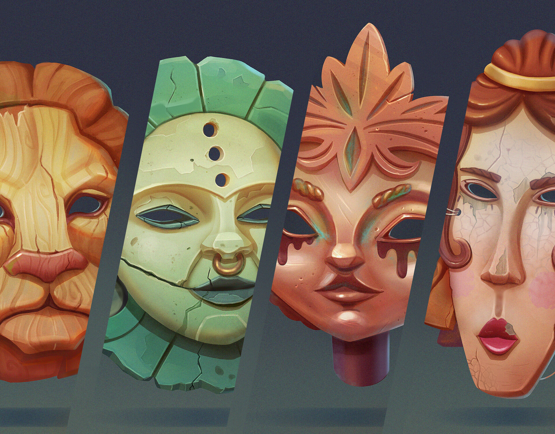 ArtStation - Masks concept