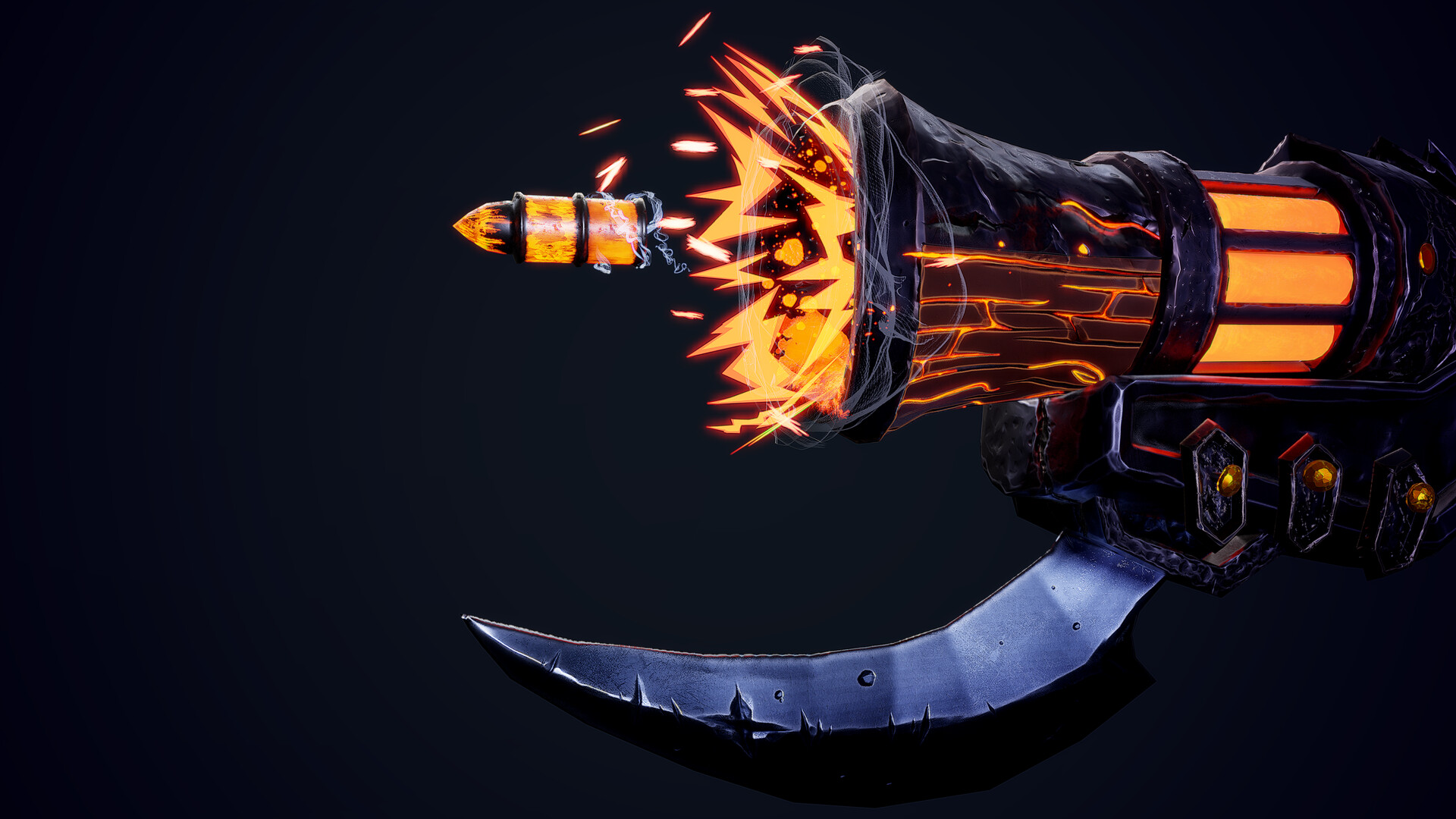 ArtStation - Stylized Fantasy Gun