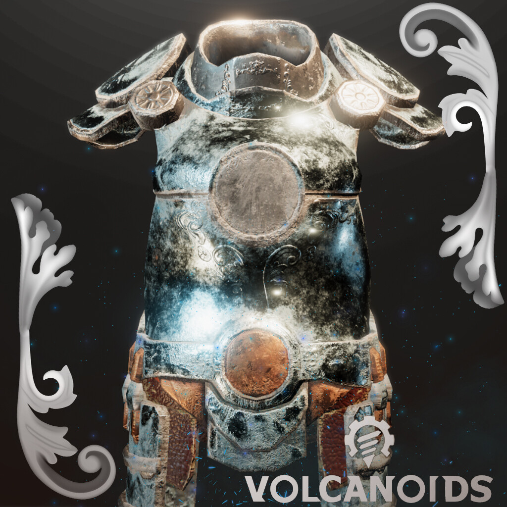 ArtStation - Titanium steampunk armor