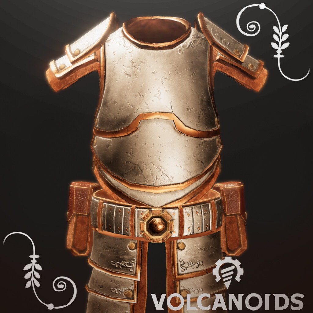 ArtStation - Steampunk Light Armor - Volcanoids Project