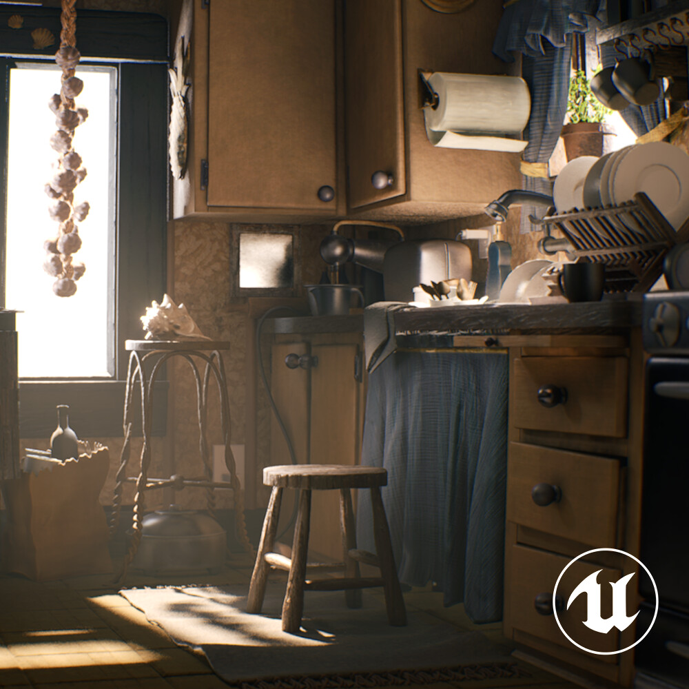 ArtStation - Pixar Kitchen | Real-time Ver.