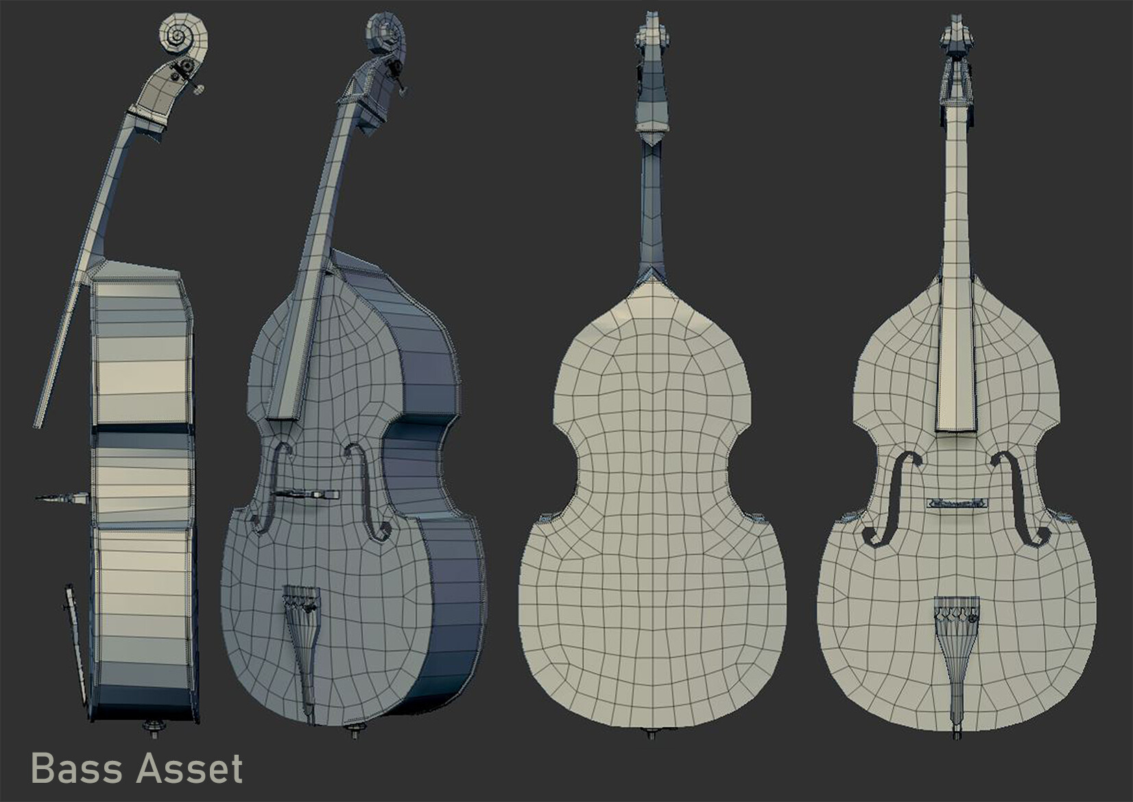 ArtStation - Bass 3D Model Asset