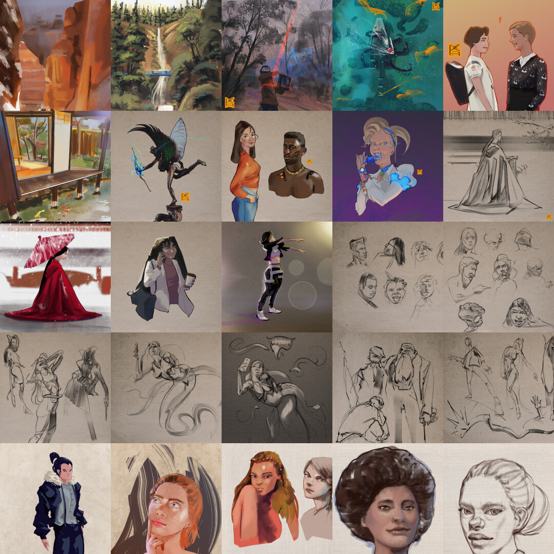 ArtStation - Sketch Dump 01