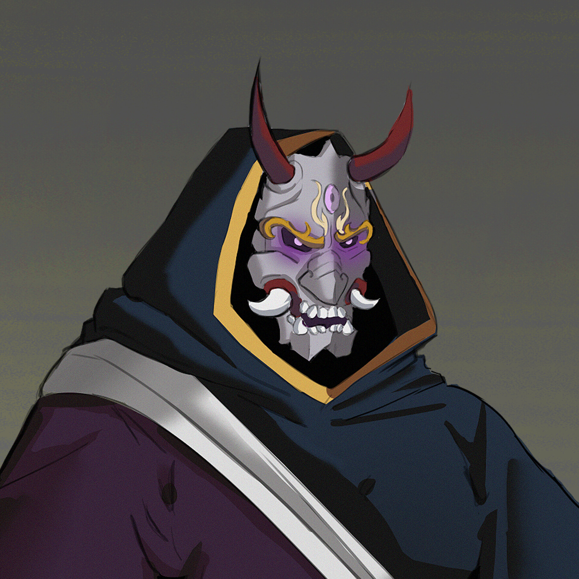 ArtStation - Monk Assassin of the Crimson Forest