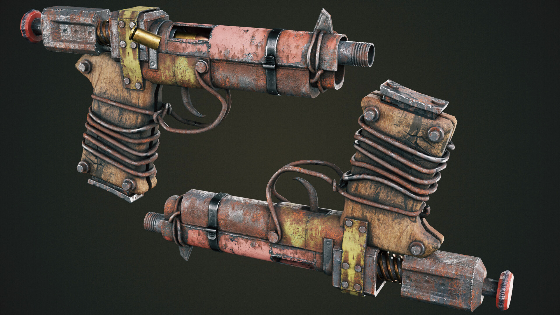 ArtStation - Hand Made Gun