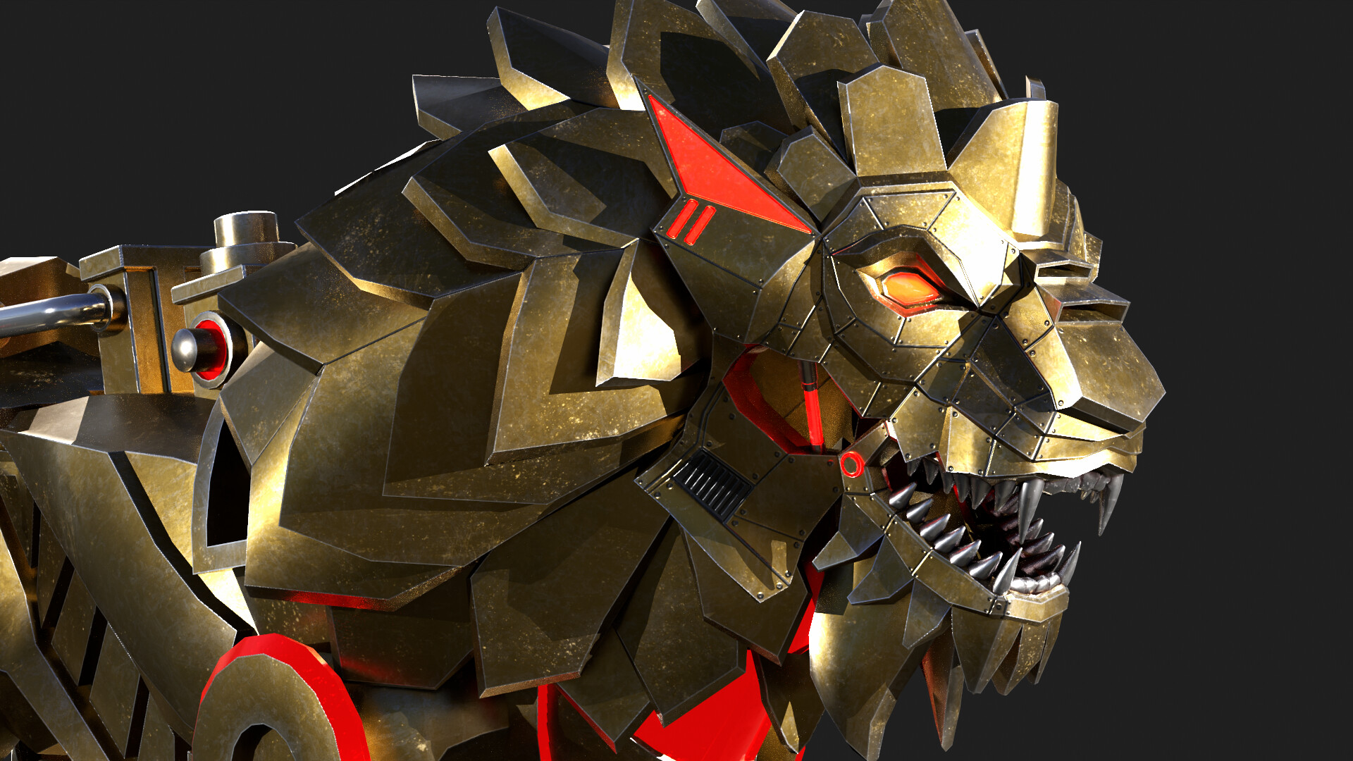 ArtStation - Mecha Lion - MPL