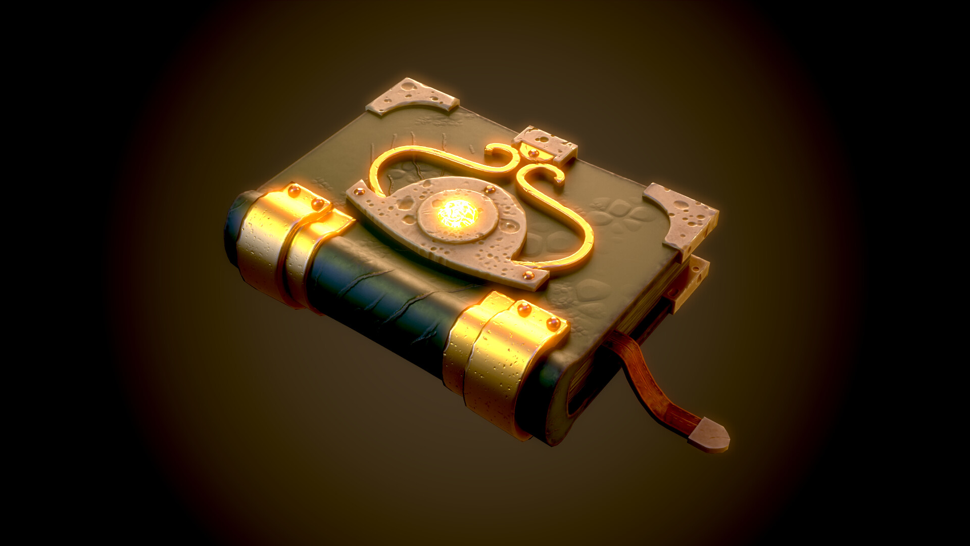 ArtStation - Stylized Magic Book