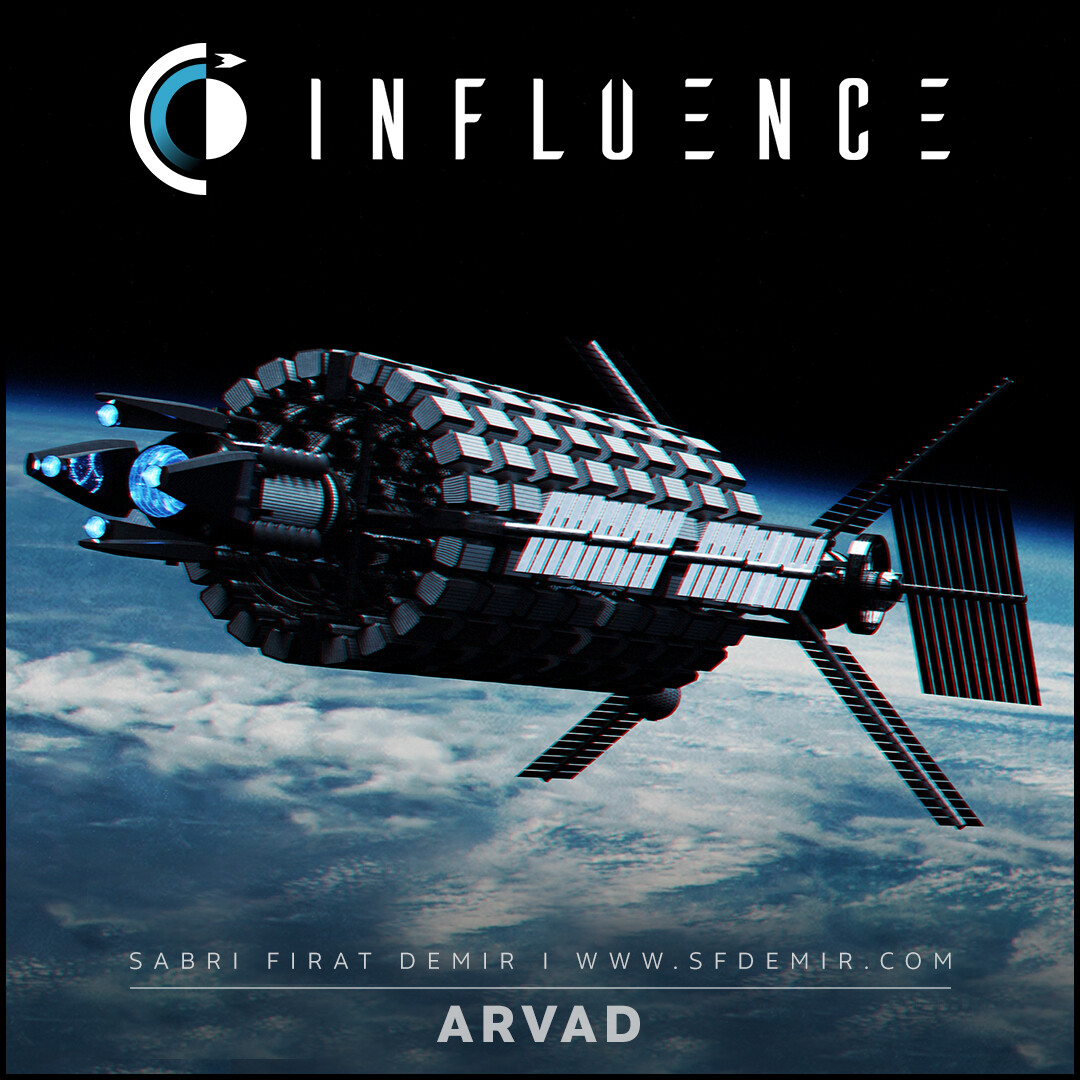 ArtStation - Arvad Colony Ship