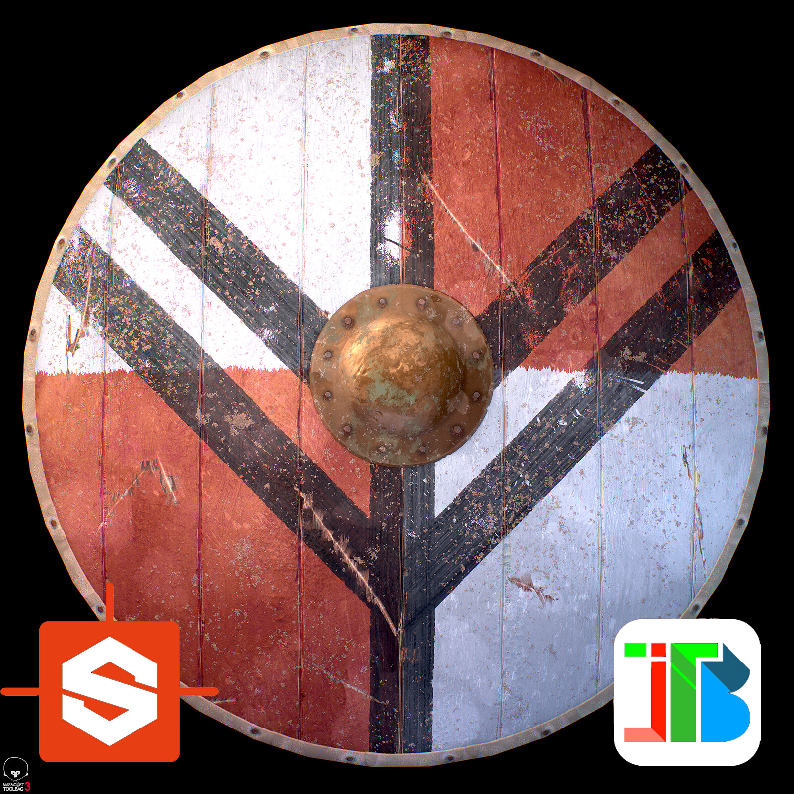 ArtStation - Viking Shield Material