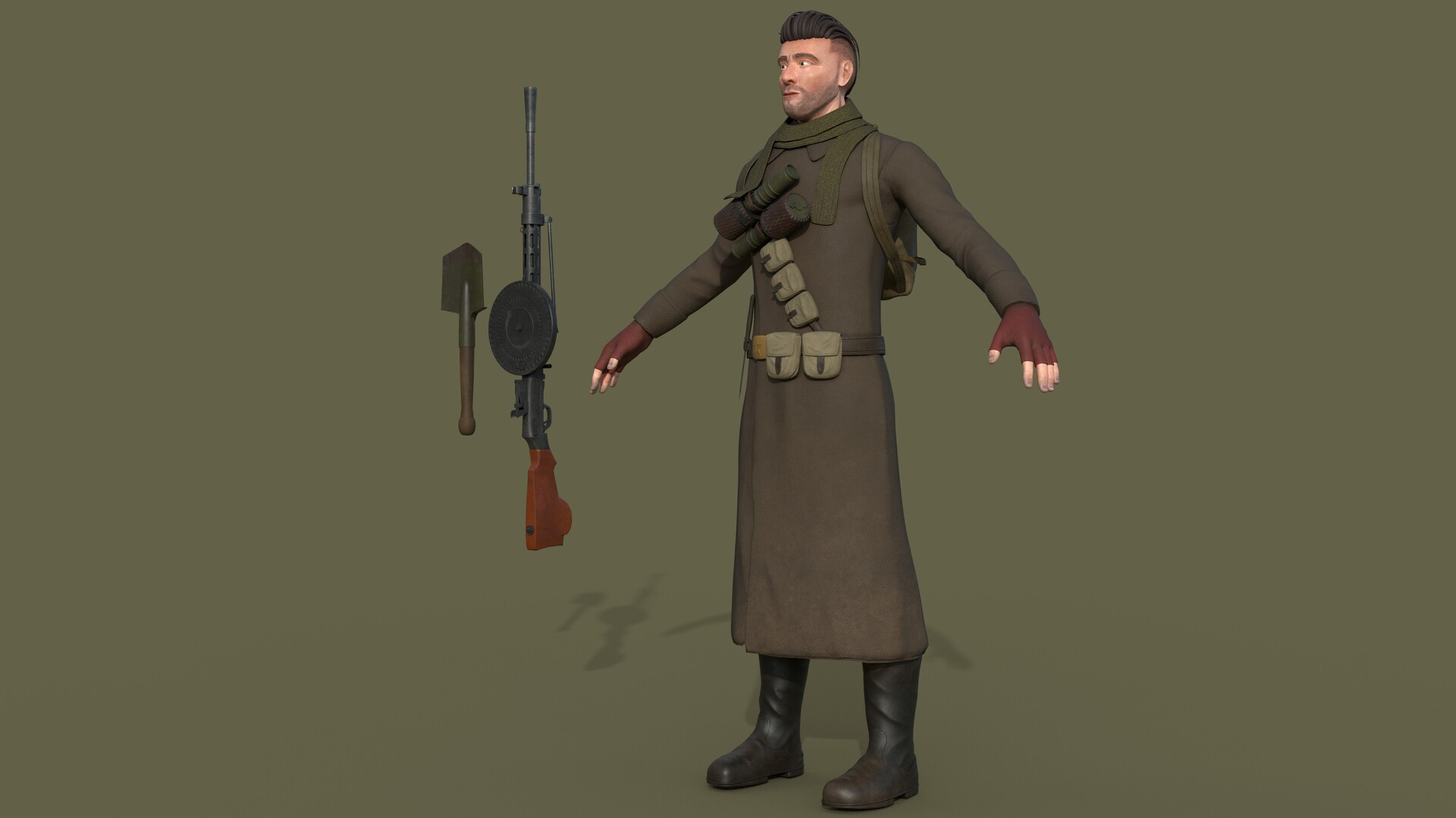 ArtStation - Soviet Soldier