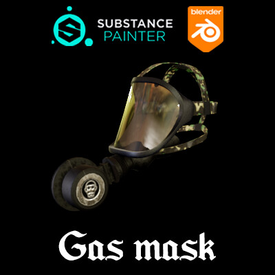 ArtStation - Low Poly Gas Mask