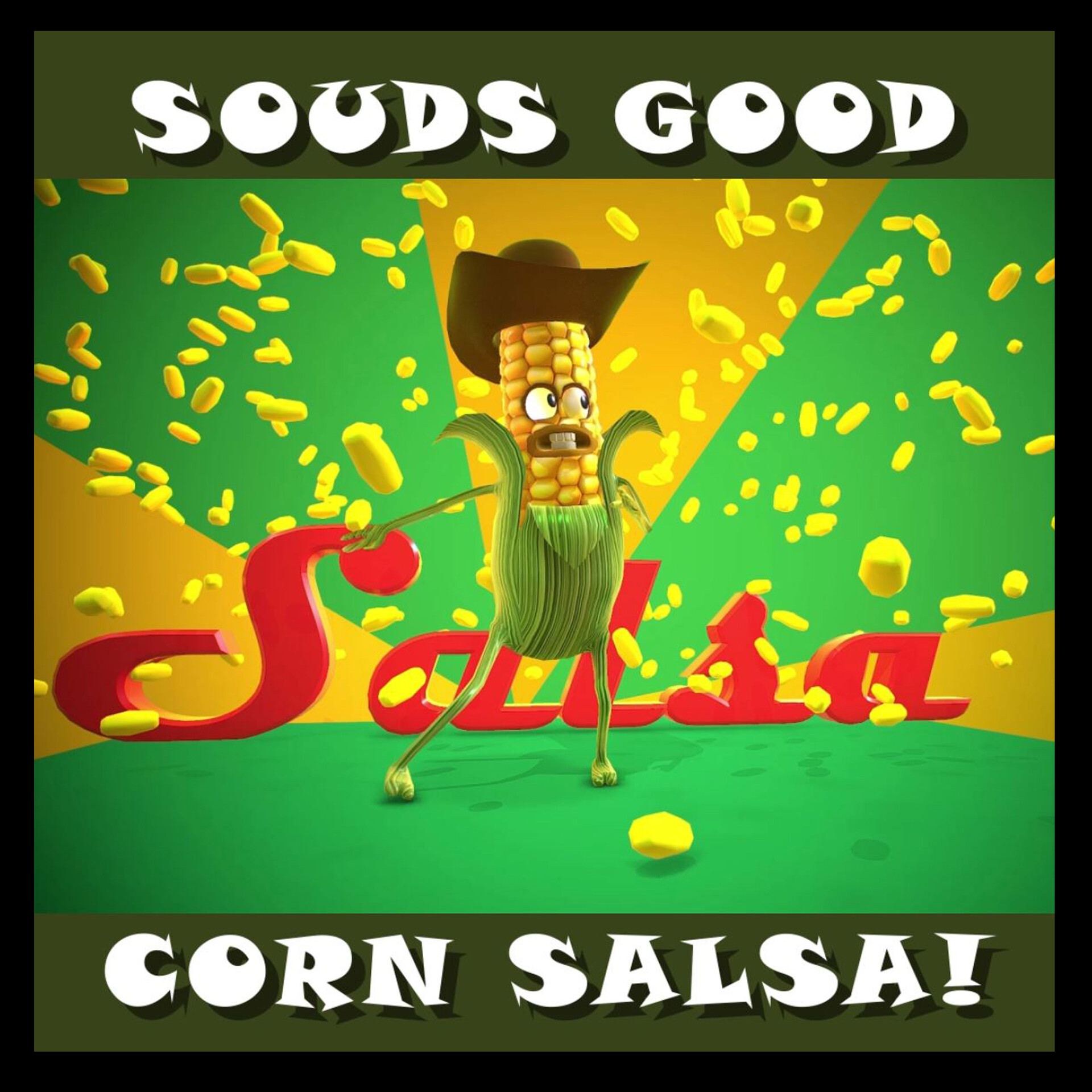 ArtStation - Dancing Salsa Corn , Eat some Corn Salsa!