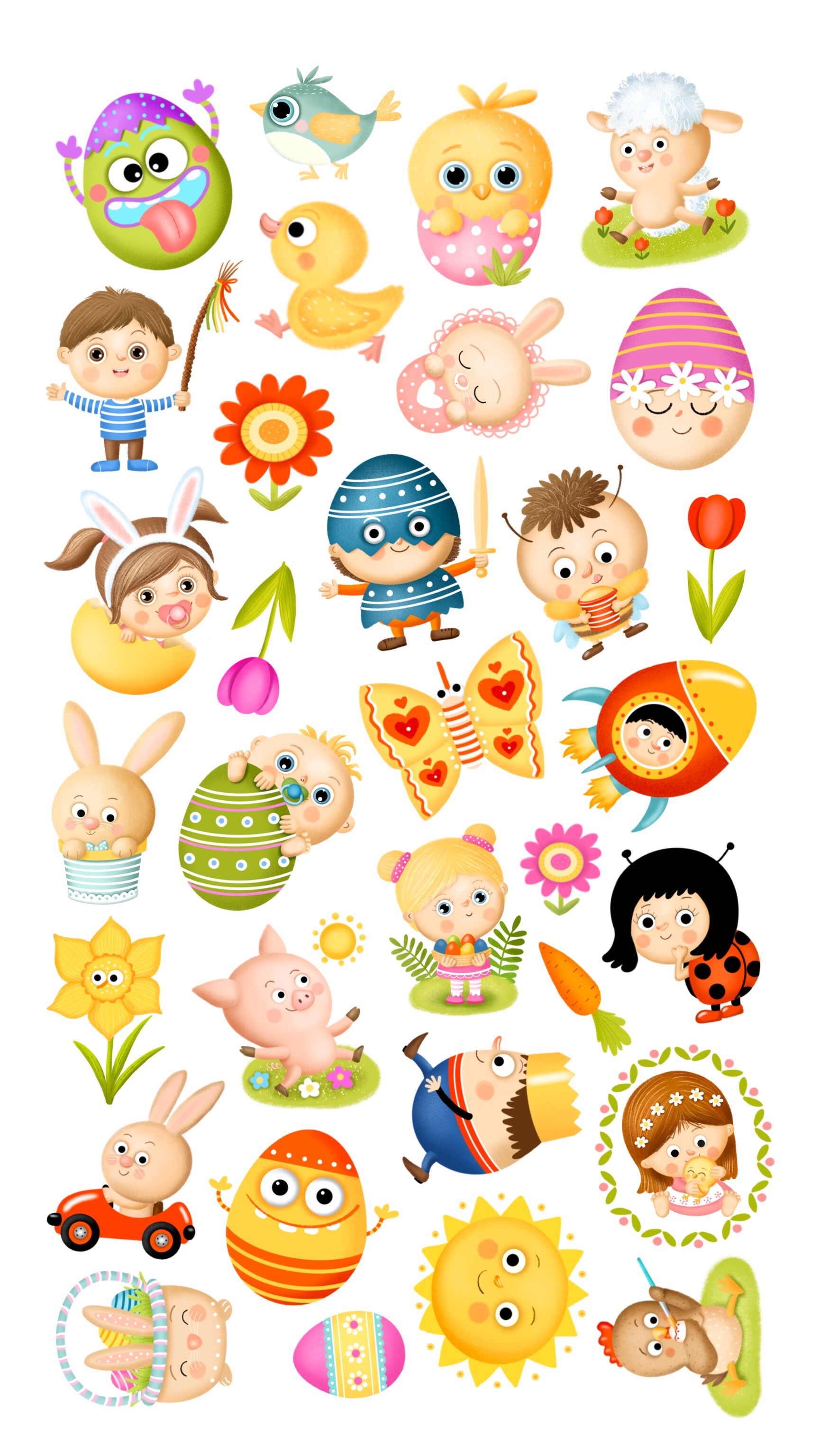 ArtStation - Animals and easter stickers