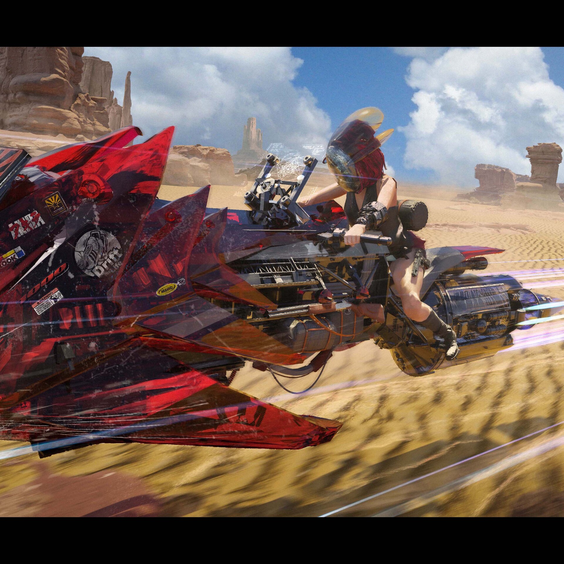 ArtStation - Yellow sandy road