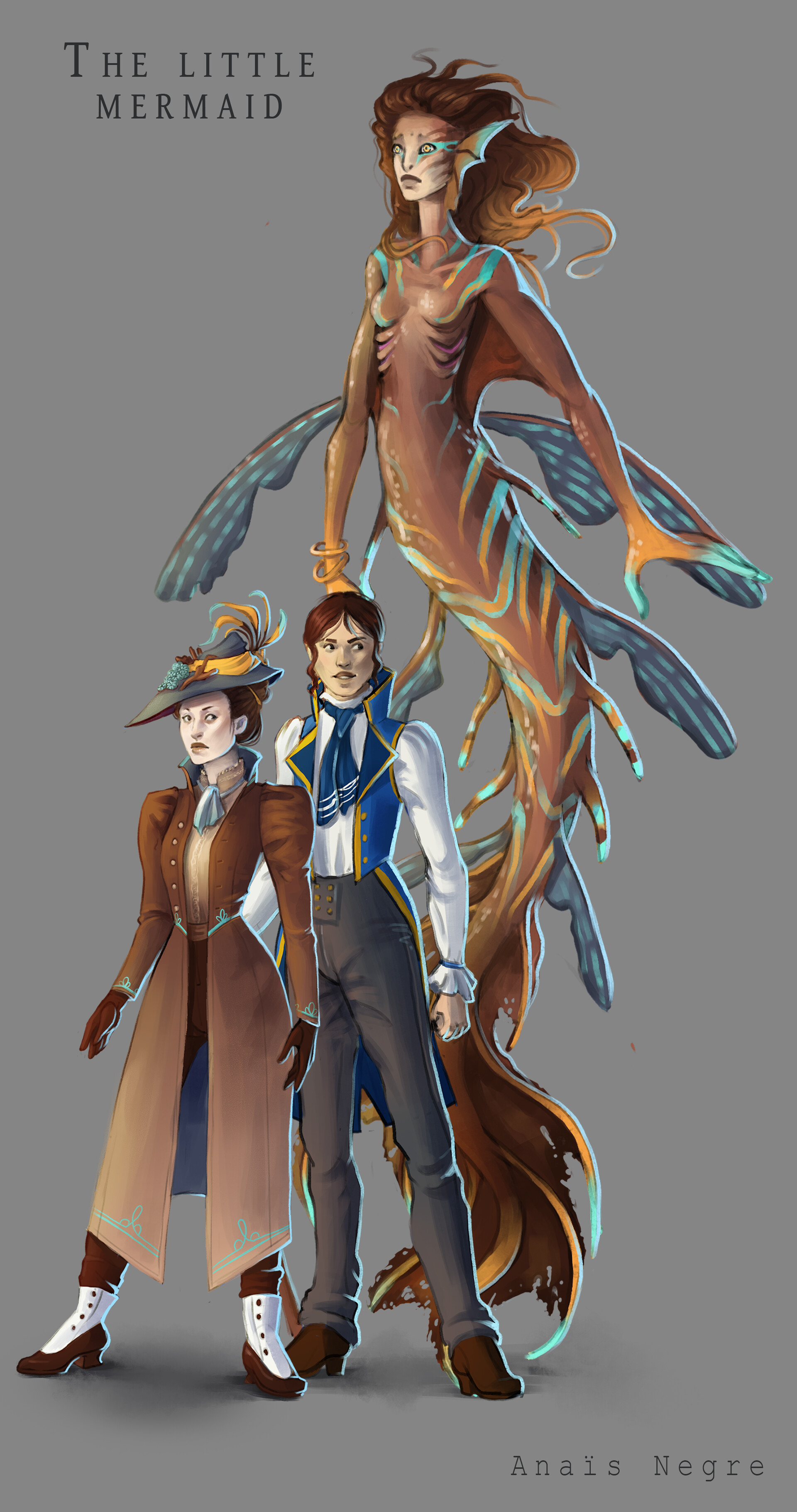 ArtStation - The little mermaid - character design