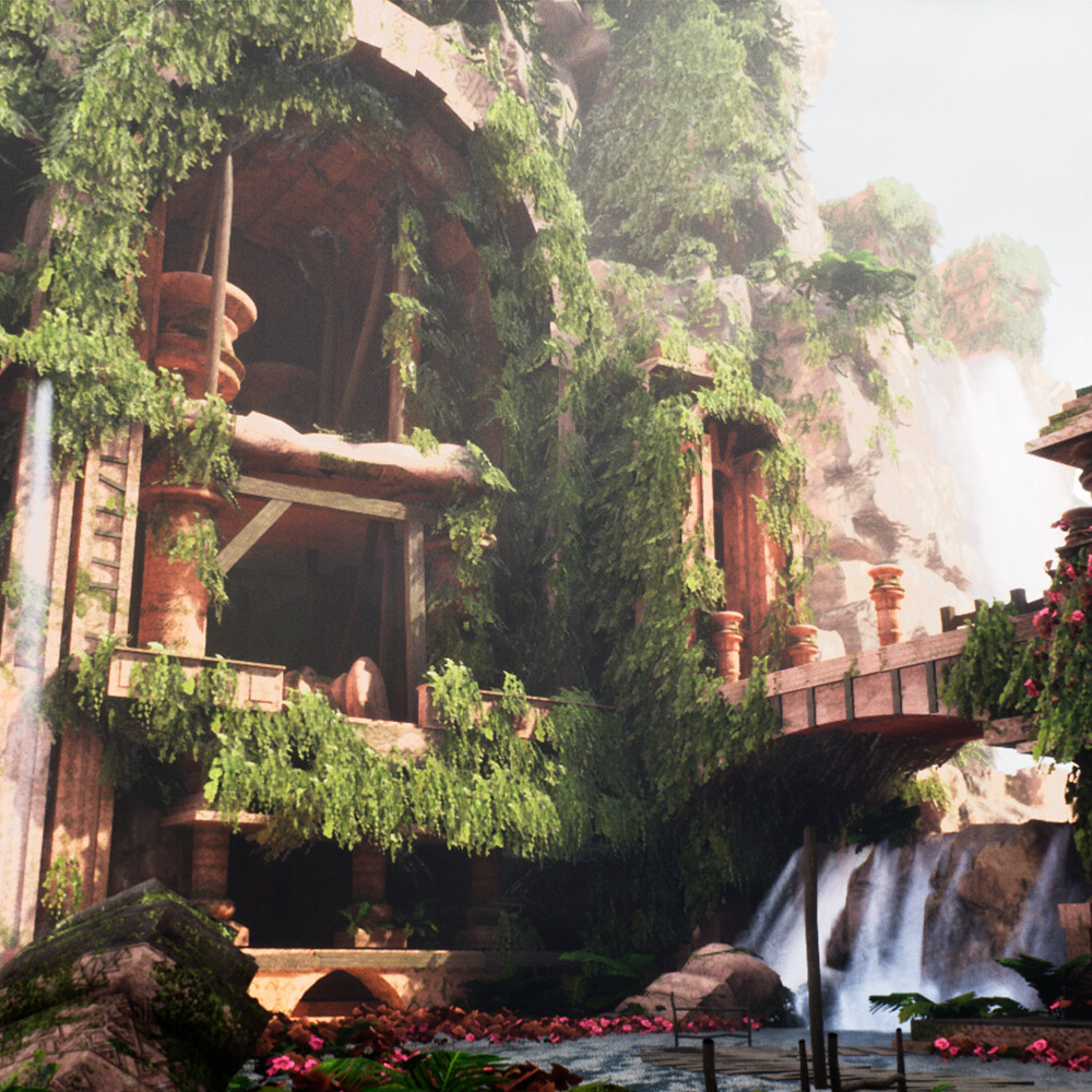 ArtStation - The water temple , Brian Pentz