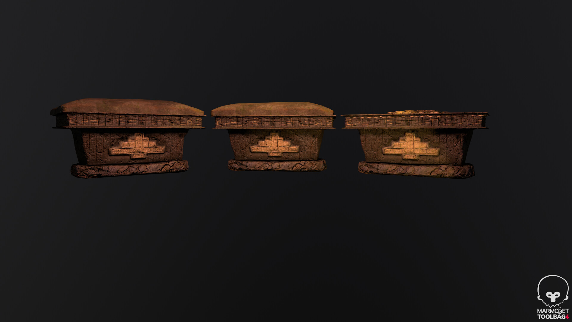 ArtStation - Incan Chest- Showcase sculpt