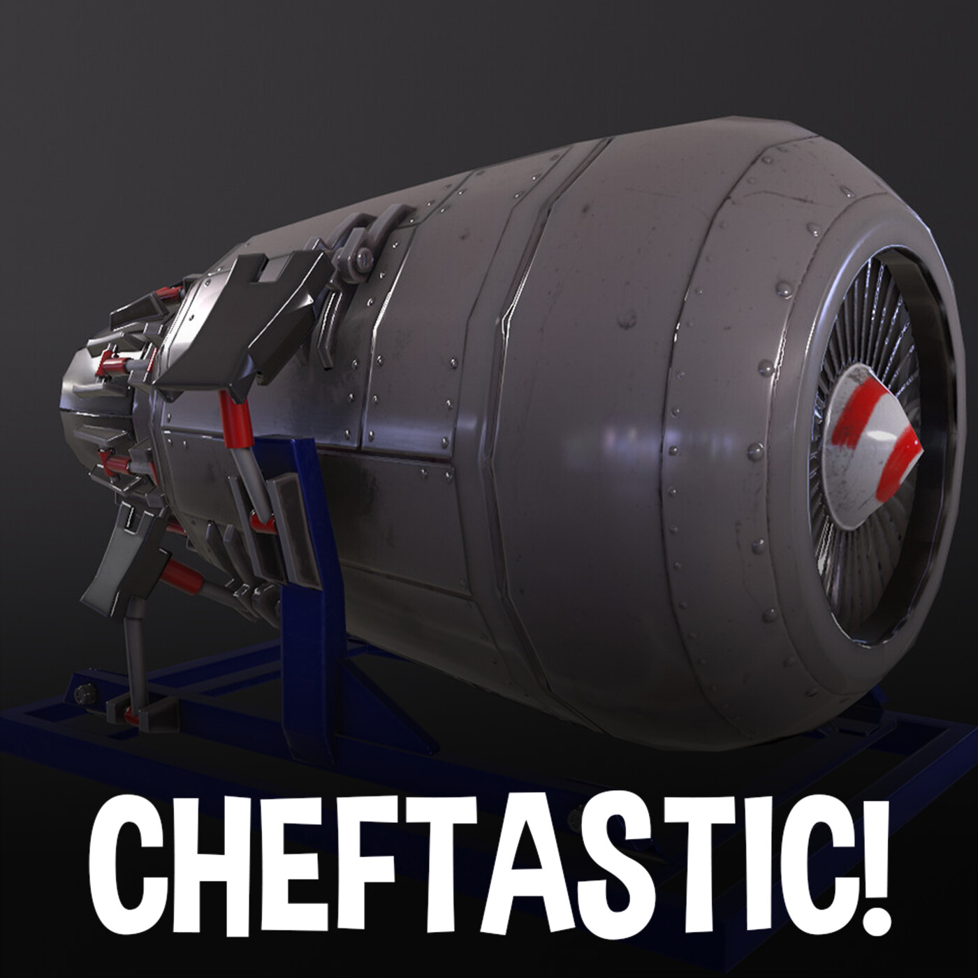 ArtStation - Stylised Jet Engine