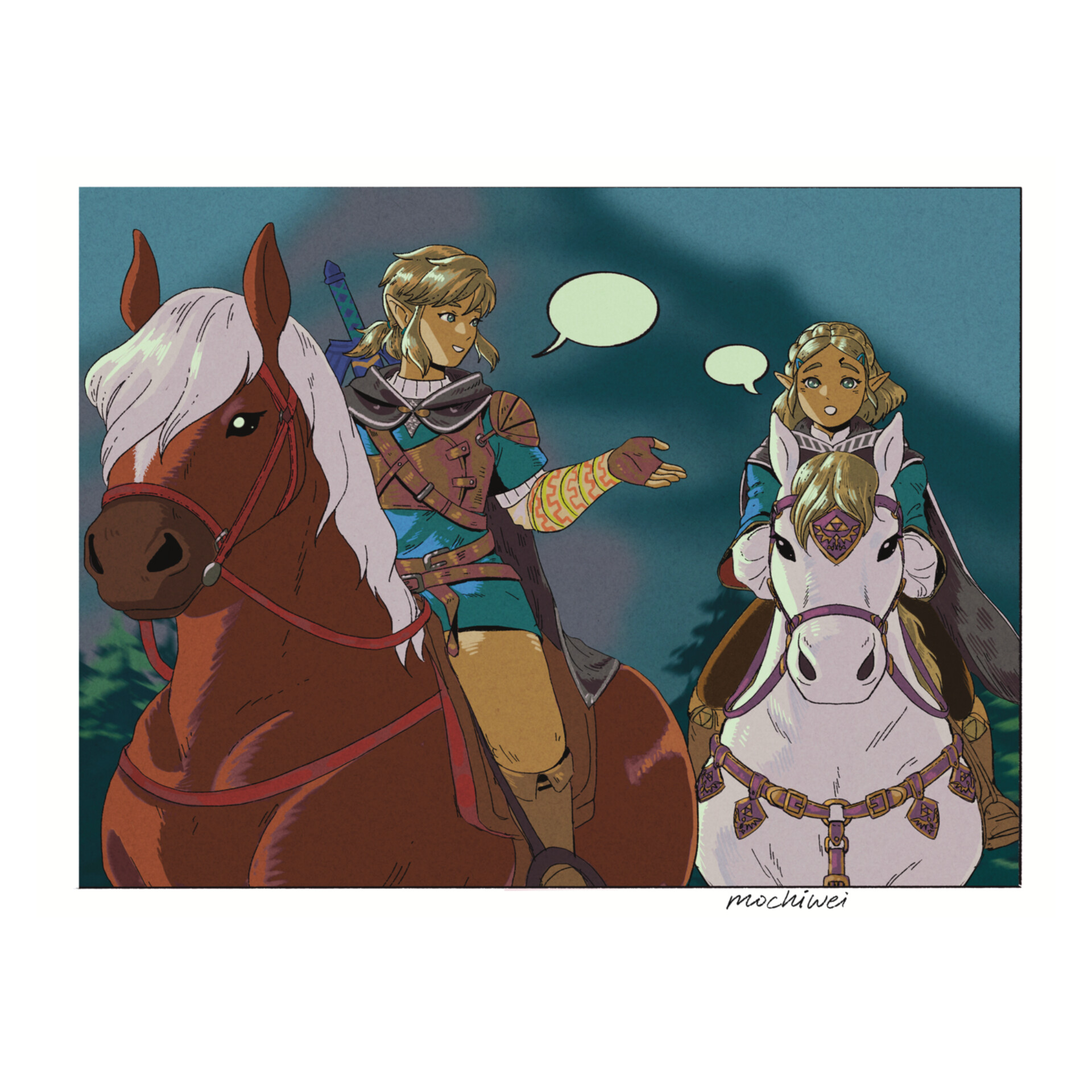 ArtStation - Night at the Stable Comic