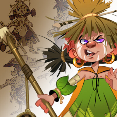 Aida Fernández Ortega - Tribe kiddo Concept Sheet