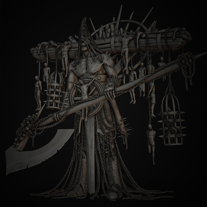 ArtStation - Hell Executioner WIP