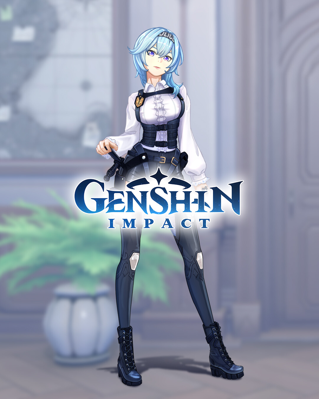 ArtStation - Genshin Impact: Favonius Police Officer Eula